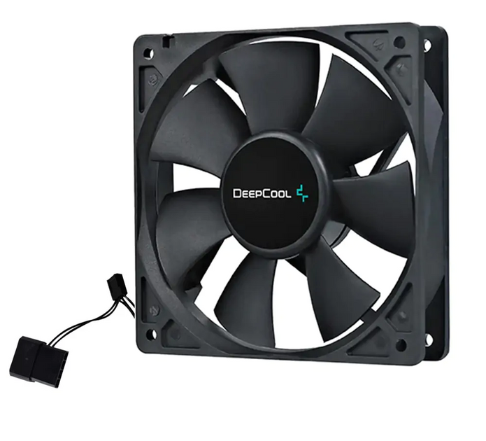 DeepCool 120mm High-Performance Air Flow Case Fan | 12V | 0.14A | 12CM ...