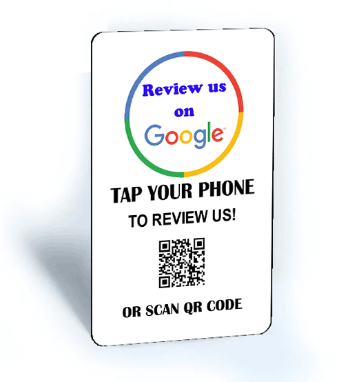 NFC Google Connect & Review Card 'Review us on Google' | Contactless S ...