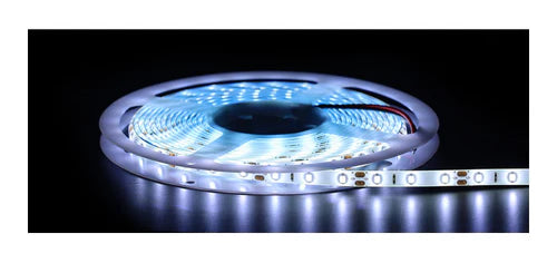 5m White LED Strip Light Roll IP65 12V 3528-W-60RW with 3M Adhesive Ba ...