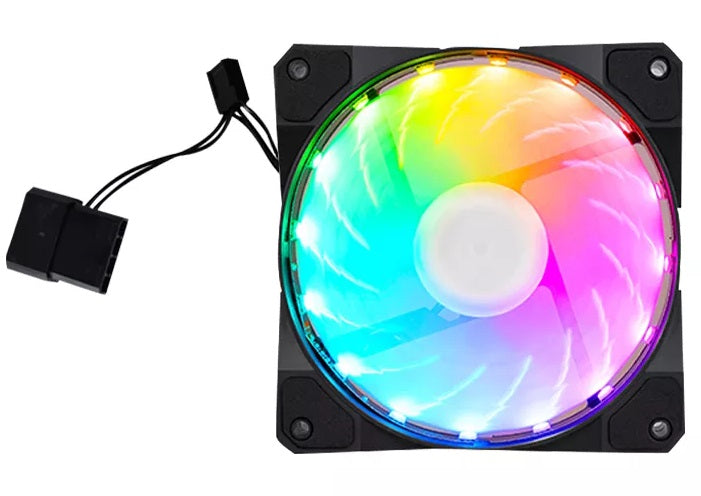 Dark Player 120mm Silent Cooling RGB Computer Case Fan | 3-Pin PWM + M ...