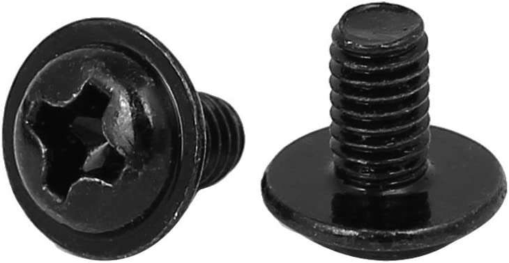 Computer PC Case Motherboard \ SSD Mounting Screw M3 - 25 Pack (Black ...