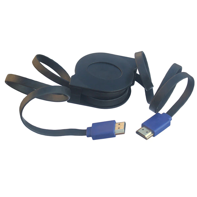 Dark Player Retractable Gold Plated HDMI Flat 1080P HD Male to Male Ca ...