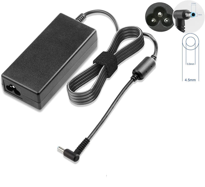 65W Laptop Charger AC Adapter - Blue Tip (with central pin inside) 4.5 ...