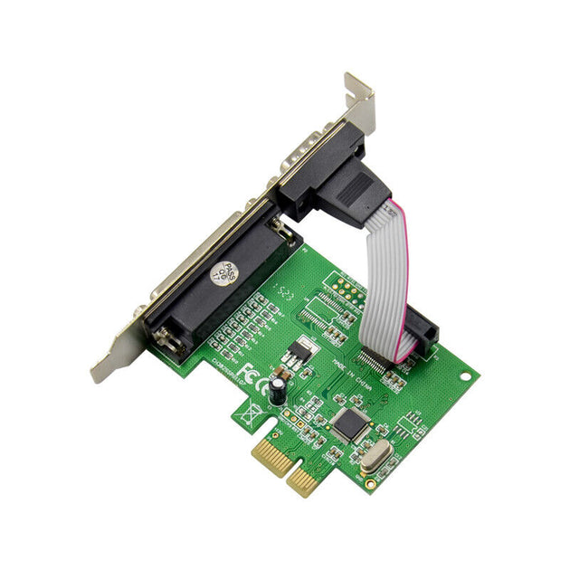 PCI-Express Adapter 1x Serial RS232 D-Sub 9 1x Parallel EPP/ECP Ports ...